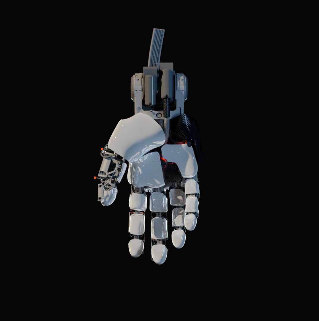 3D hand mechanical - TurboSquid 1549393