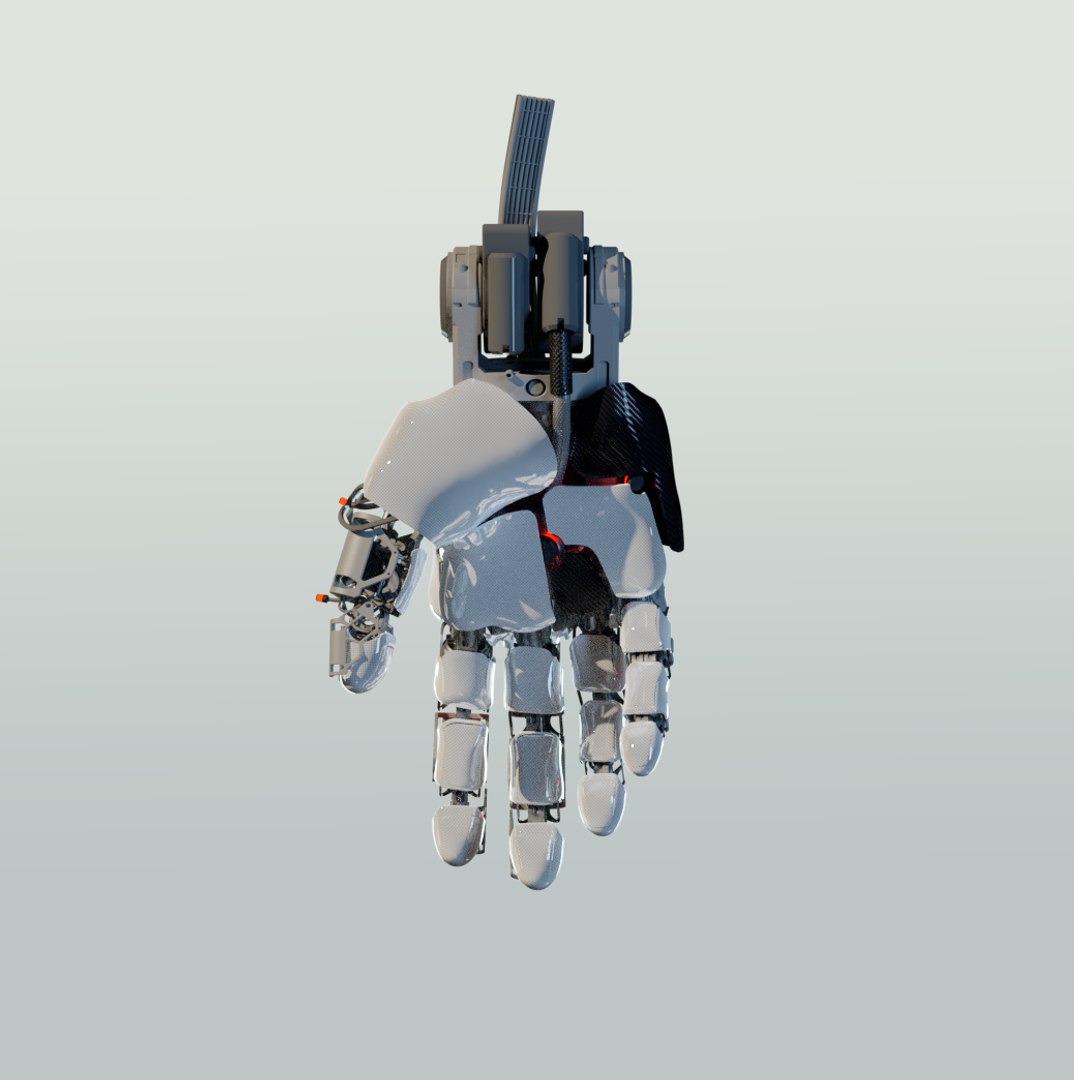3D Hand Mechanical - TurboSquid 1549393