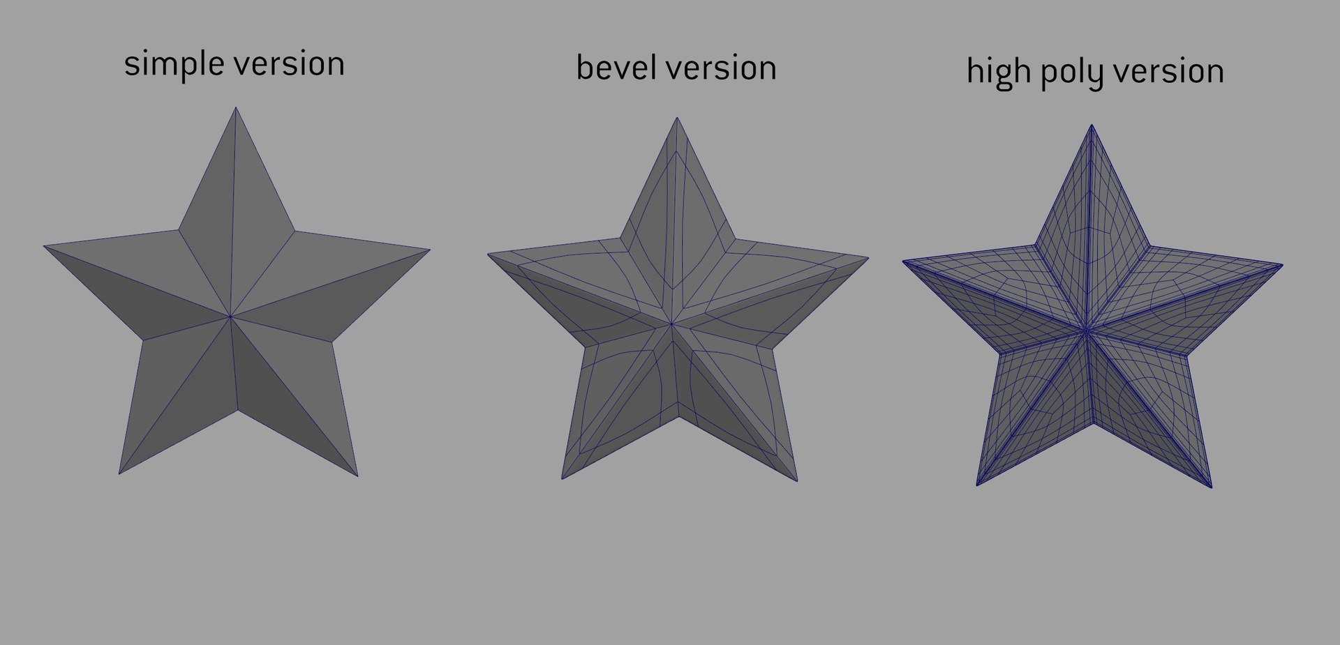 Collection of stars simple cartoon model - TurboSquid 2178437