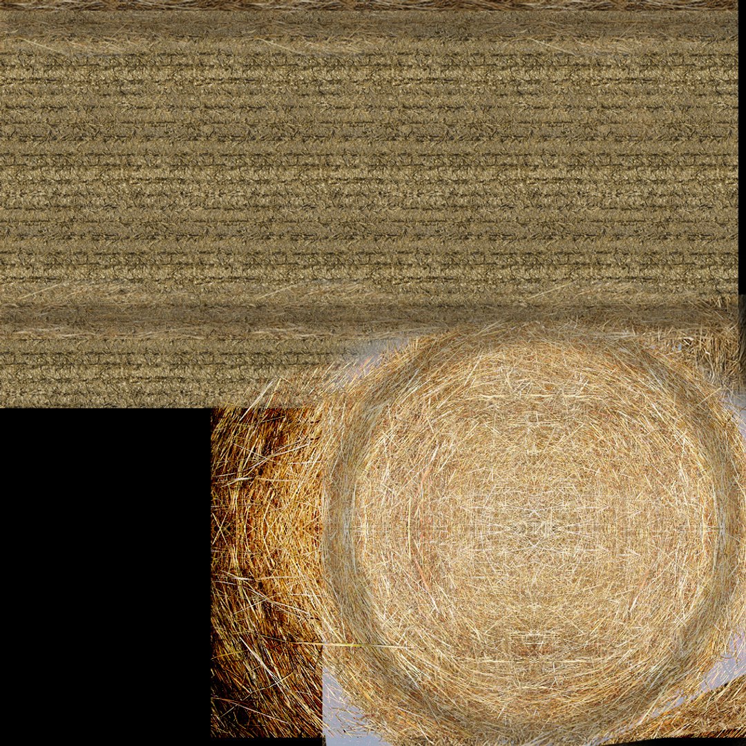 Hay Bale 3d Model