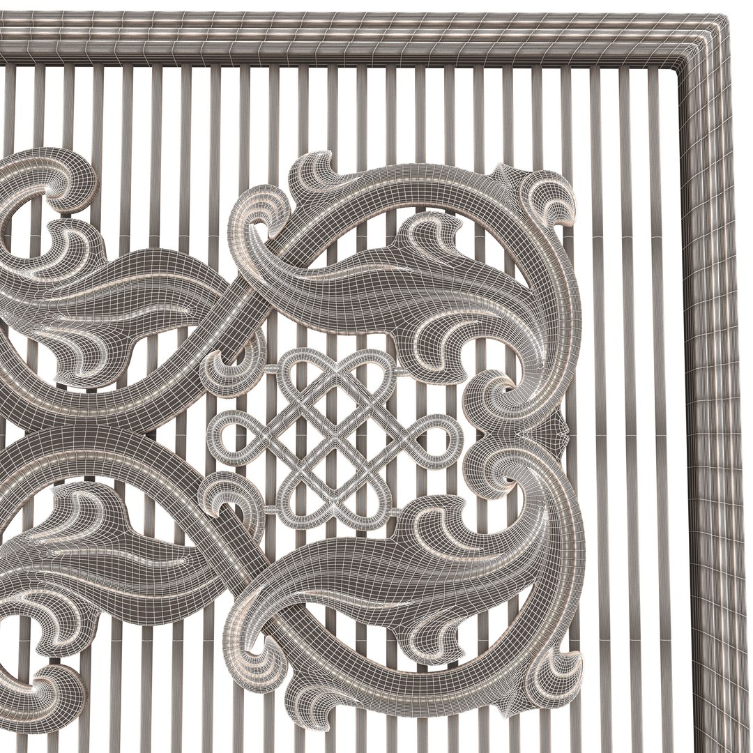 Lattice Carved Panel For CNC 3D Model - TurboSquid 1819054