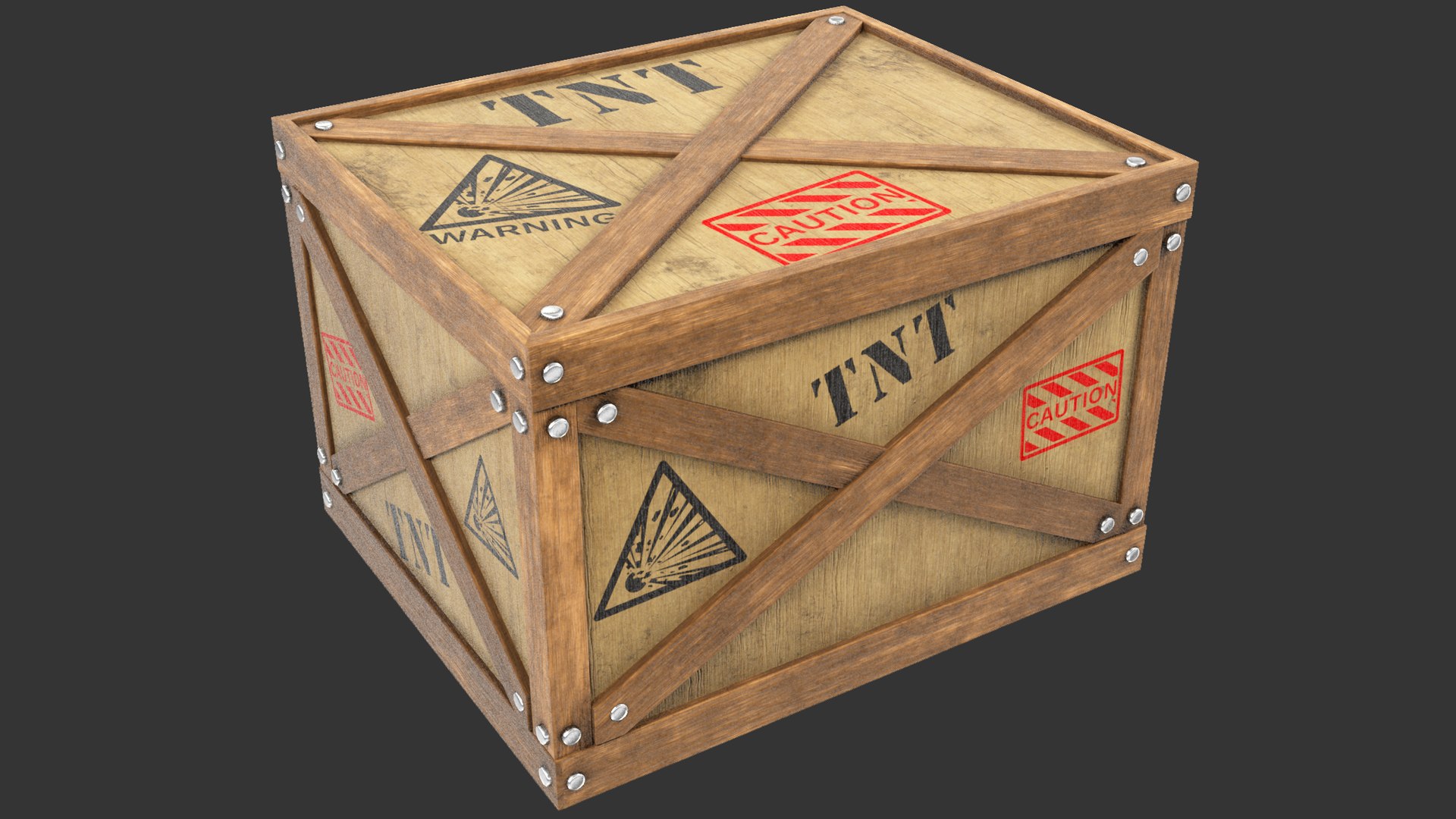 3D Tnt Box - TurboSquid 1451907