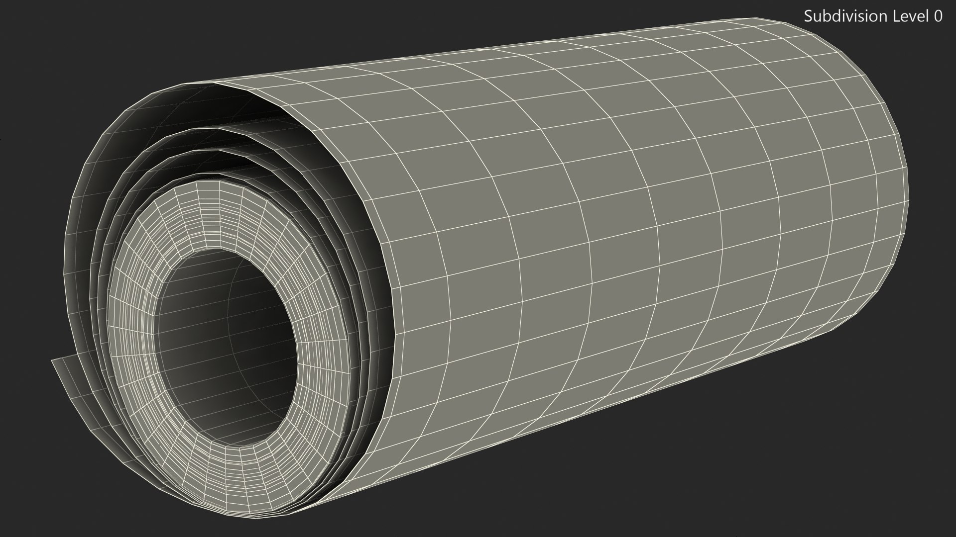 Kraft White Paper Roll Recycled Model - TurboSquid 1863161