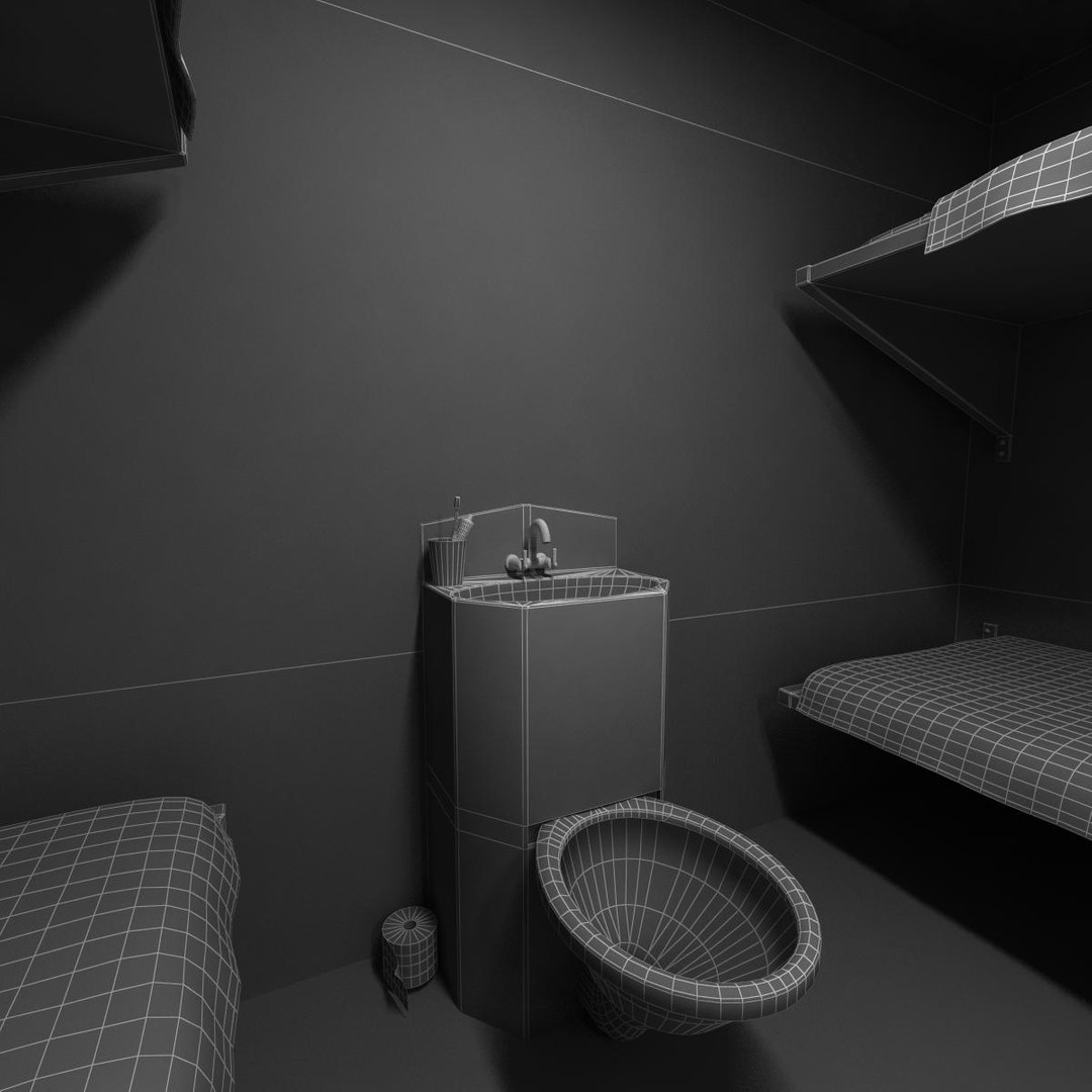 3d Prison Cell Model