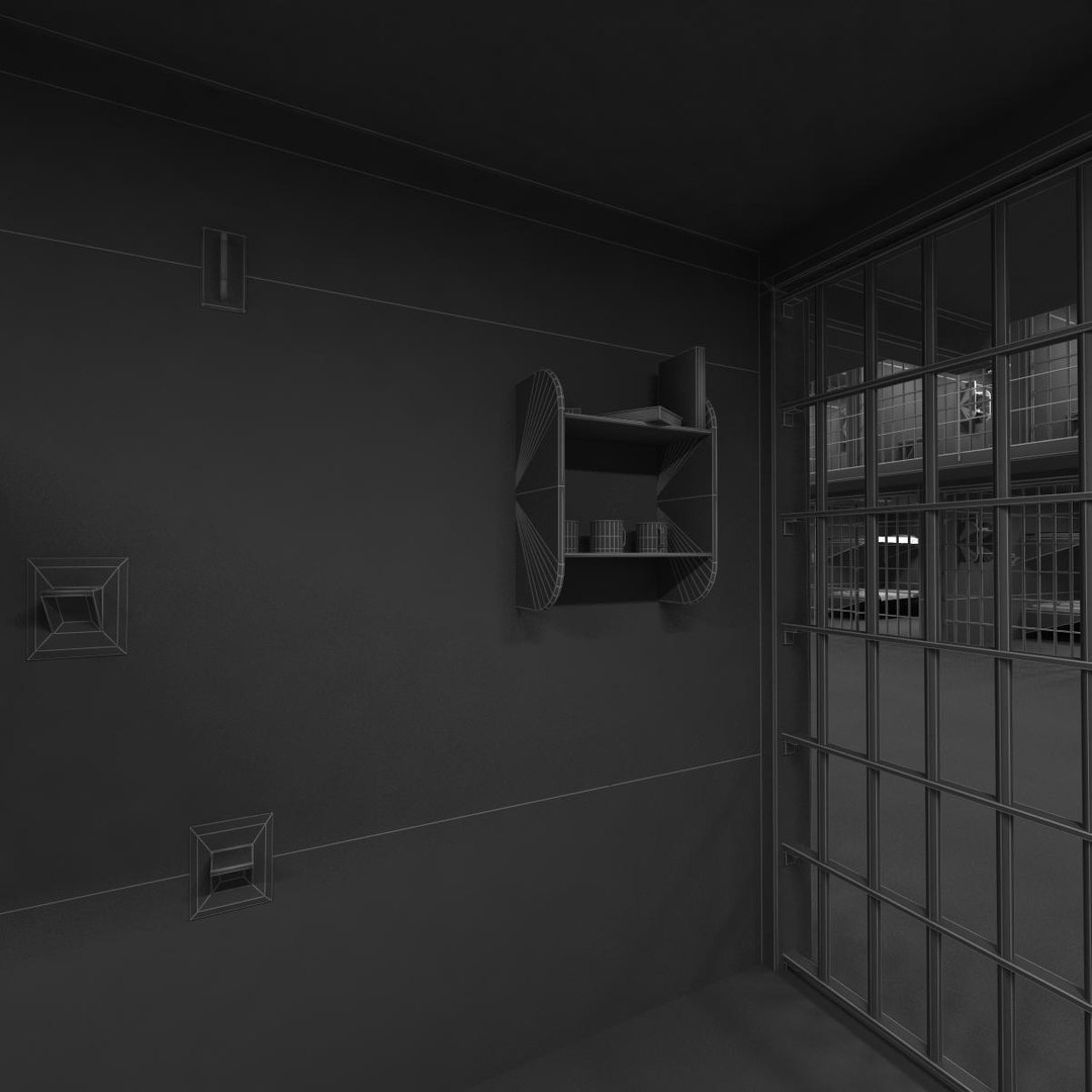 3d Prison Cell Model
