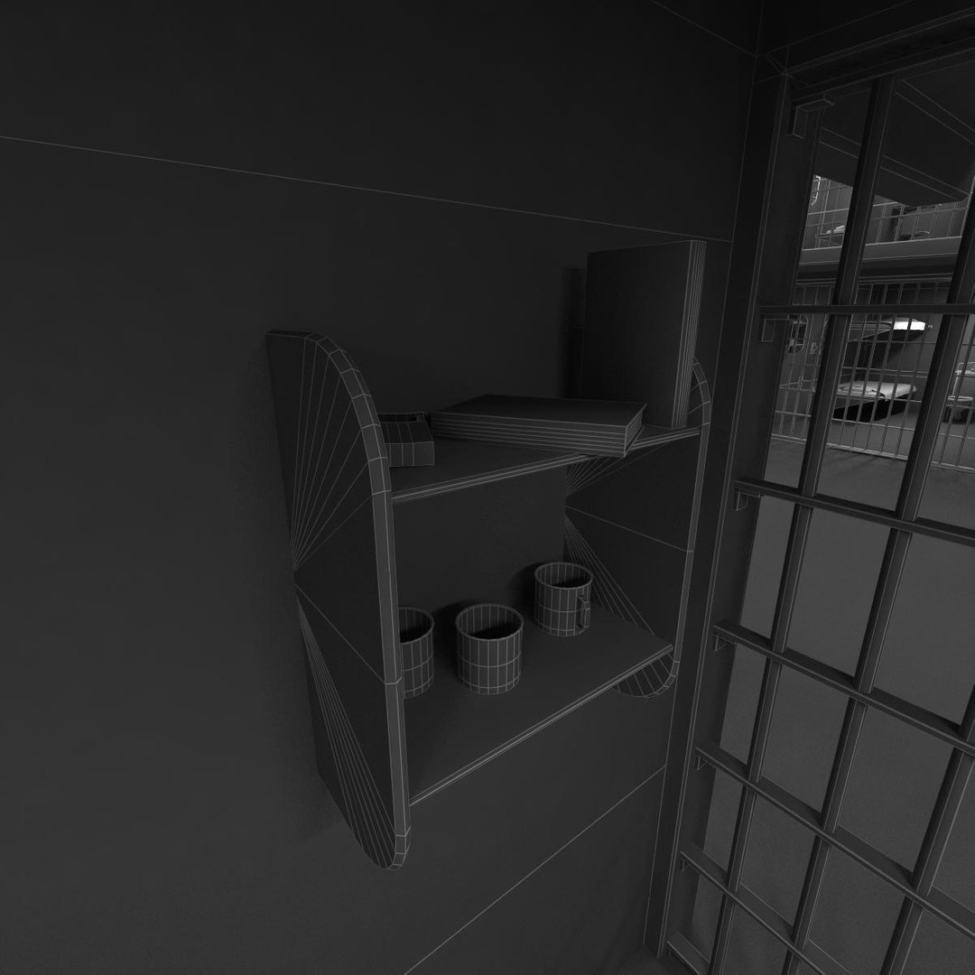 3d Prison Cell Model