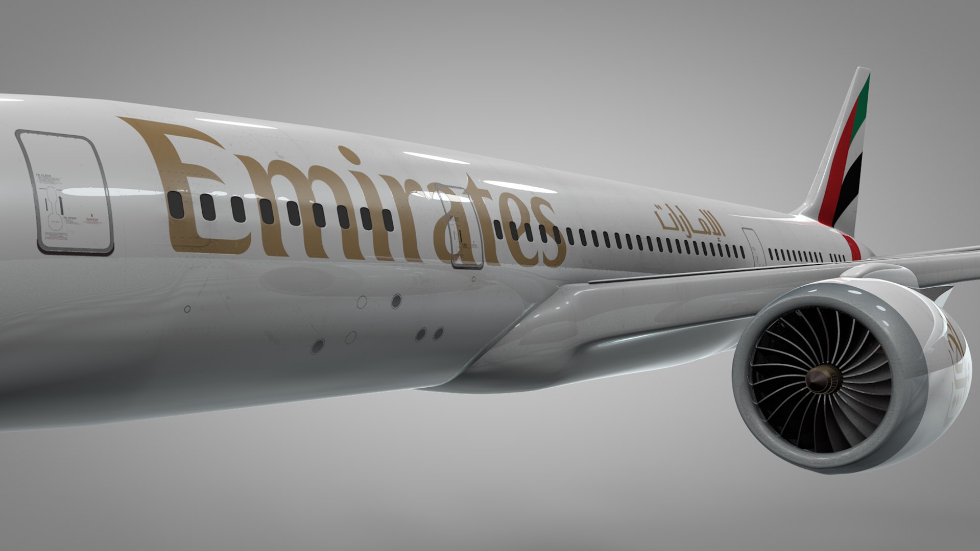 Boeing 787 Dreamliner Emirates 3D - TurboSquid 1419696