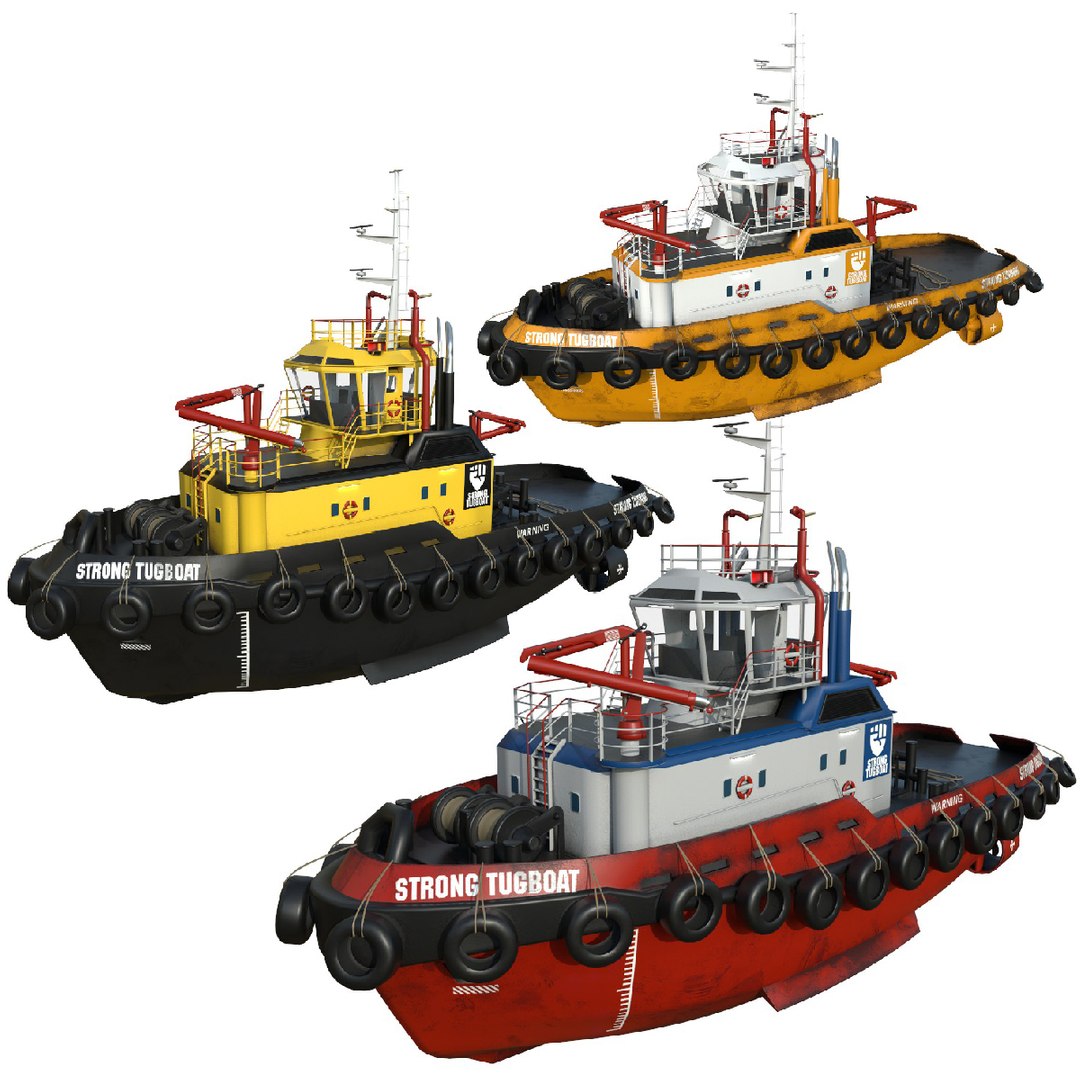 Vessels Ports 3D Model - TurboSquid 1450805