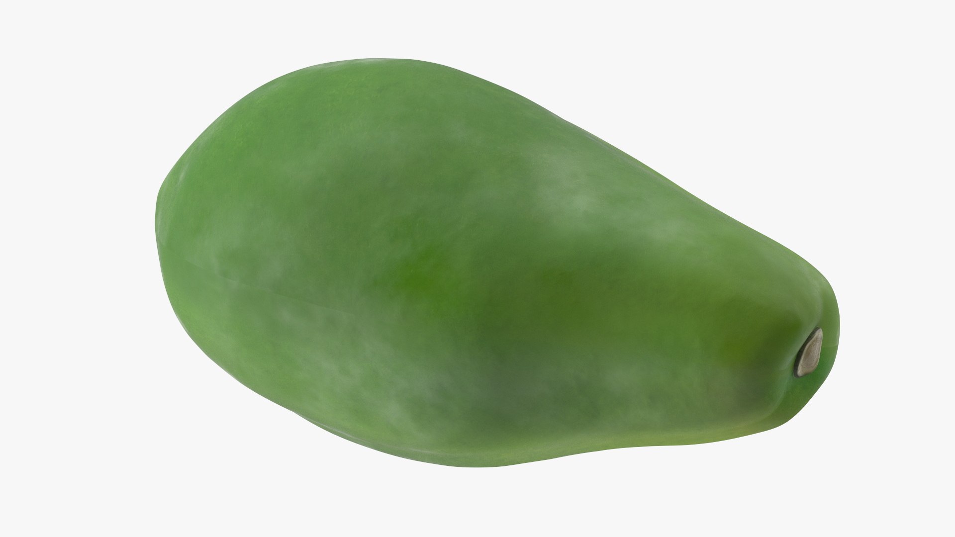 3D Papaw Fruit Green - TurboSquid 2351928