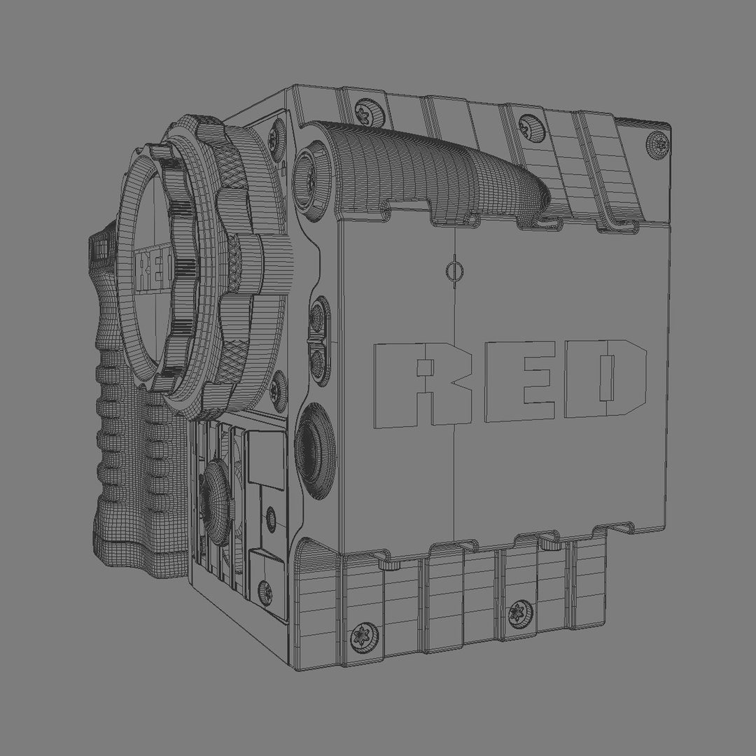 3d digital camera red