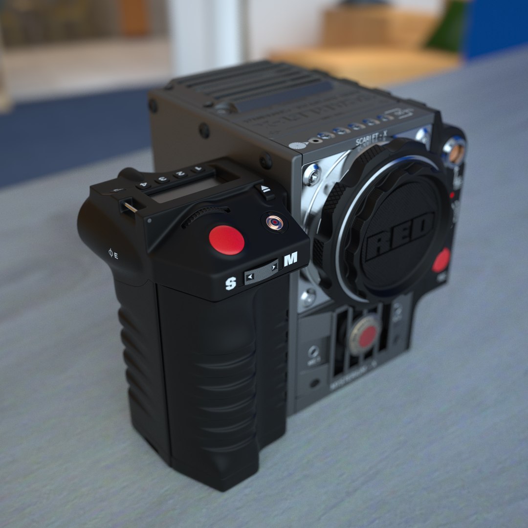 3d digital camera red