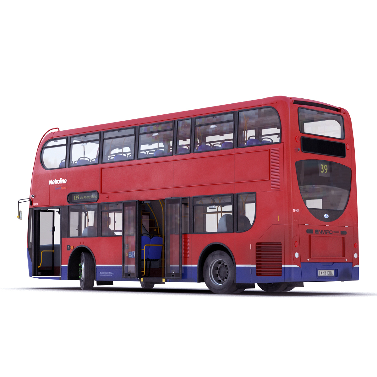 3d model london bus enviro 400