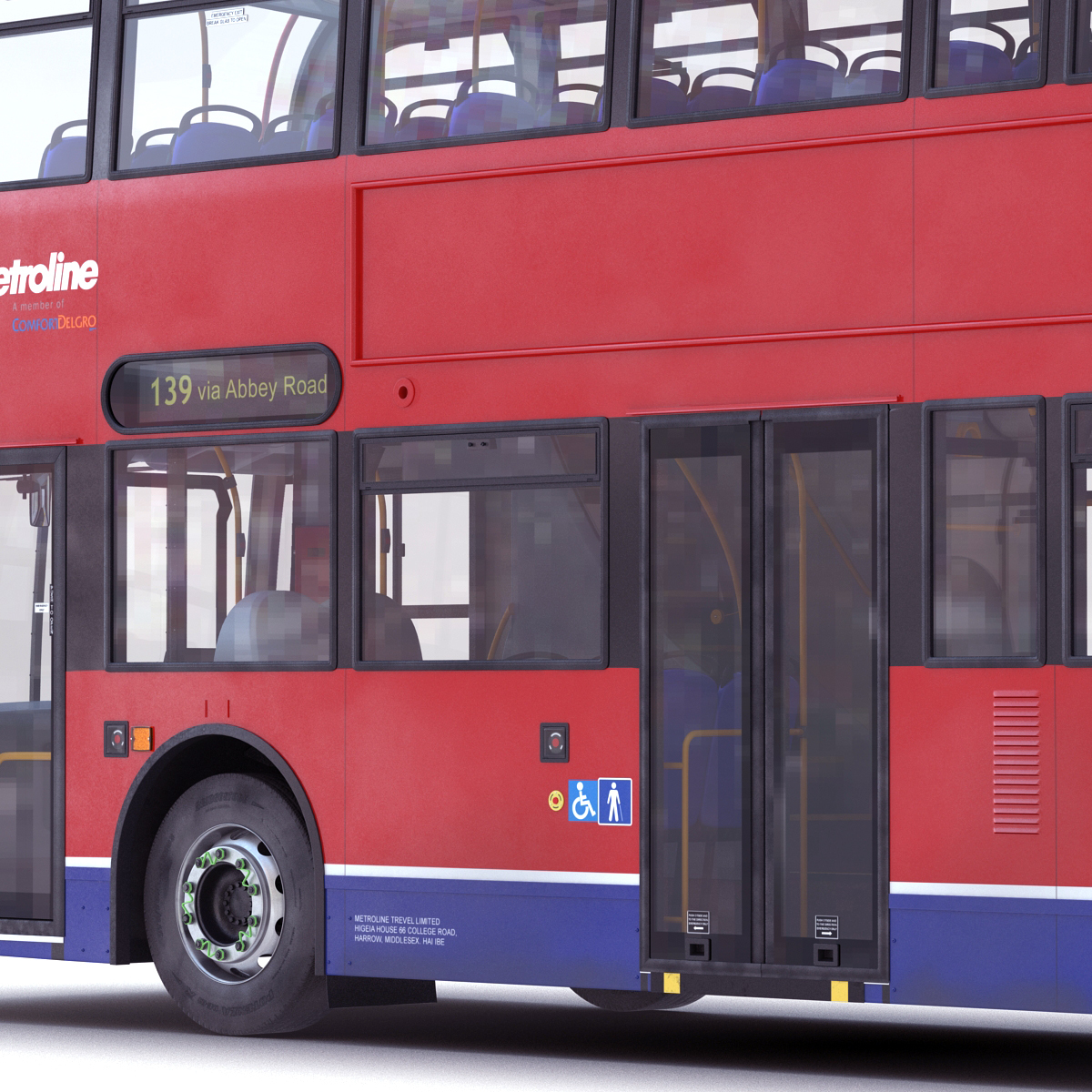 3d model london bus enviro 400