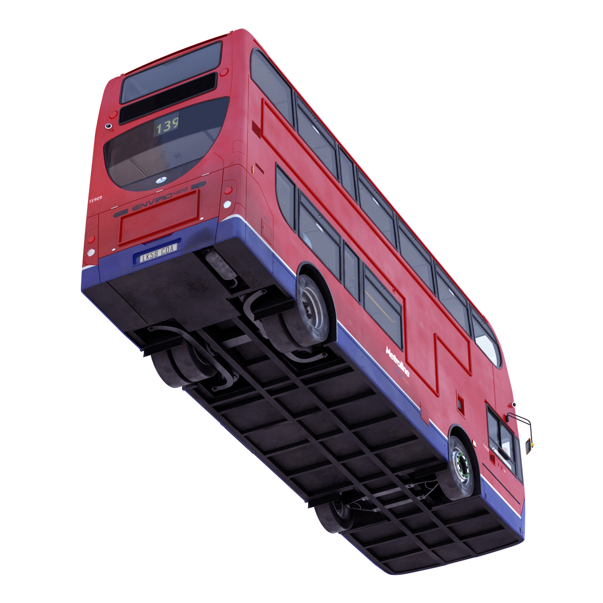 3d model london bus enviro 400