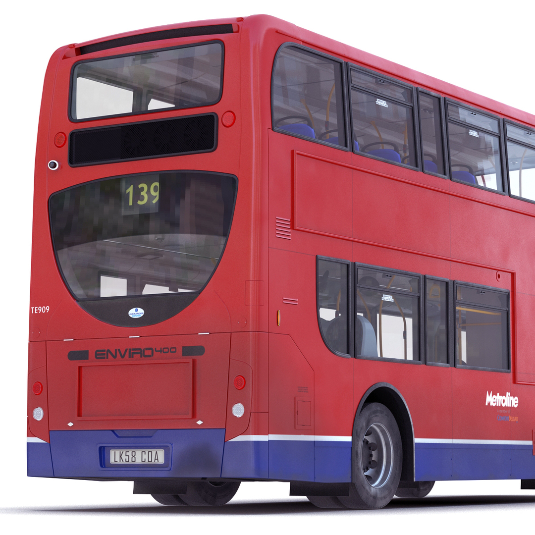 3d model london bus enviro 400