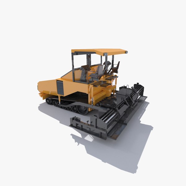 asphalt paver roads dxf