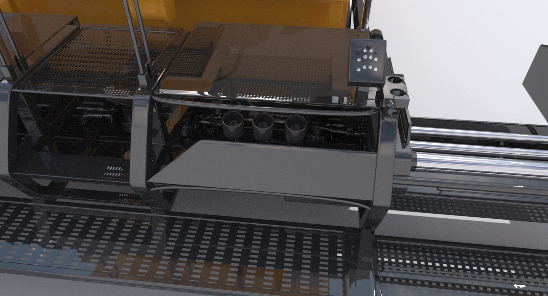 Asphalt Paver Roads Dxf