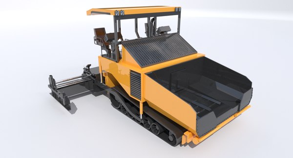 asphalt paver roads dxf