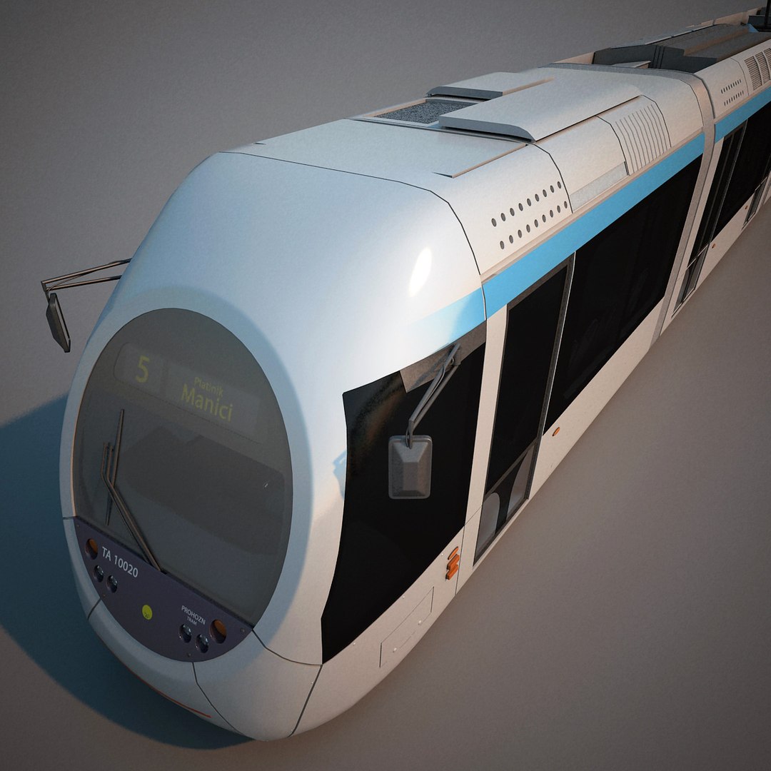 Athens Tram 3d 3ds