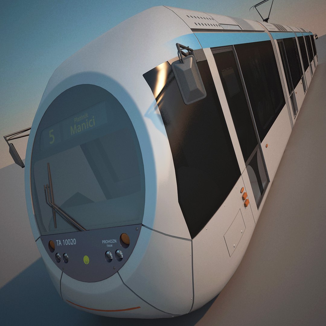 Athens Tram 3d 3ds