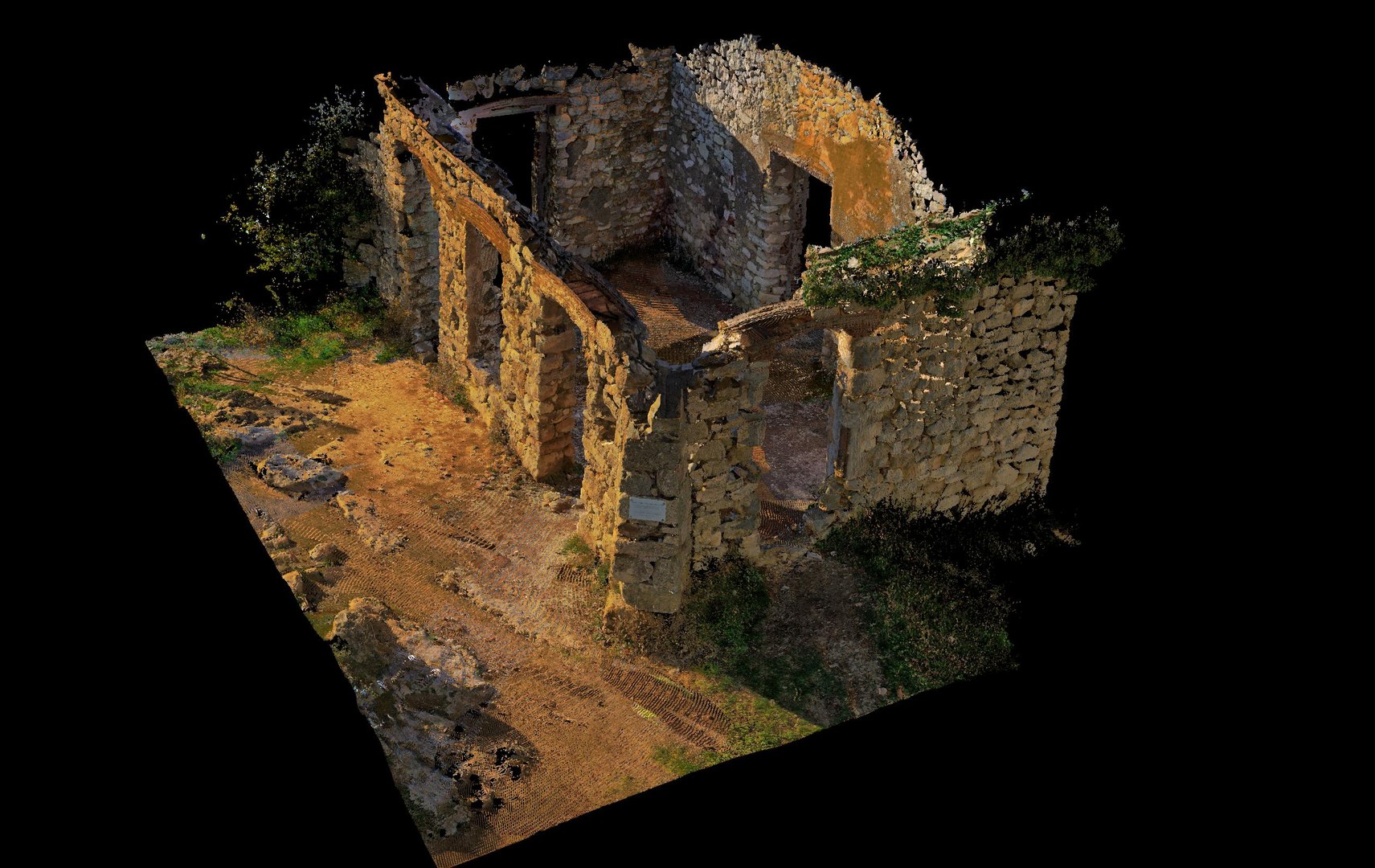 3D 3D Laser Scanned Point Cloud Of Archaeological Ruins - TurboSquid ...