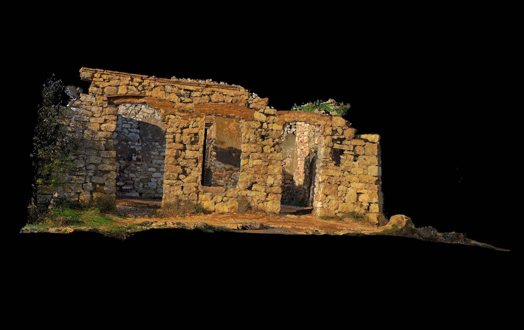 3D 3D Laser Scanned Point Cloud Of Archaeological Ruins - TurboSquid ...