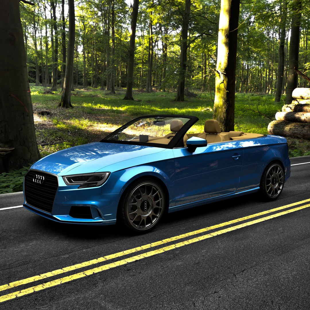 Audi A3 Convertible 3D - TurboSquid 1764256