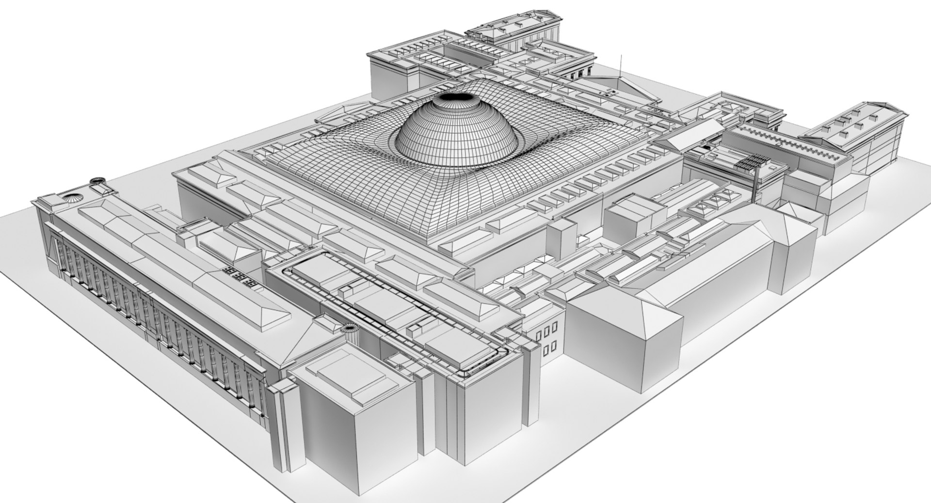 3D British Museum London Building - TurboSquid 1337928