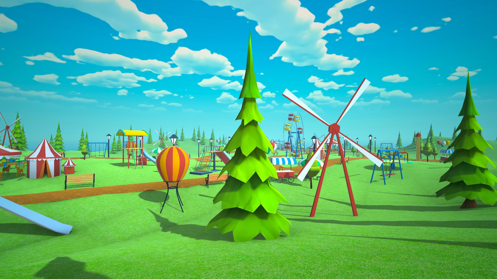 3D Model 3D Stylized Children Park - TurboSquid 1996024