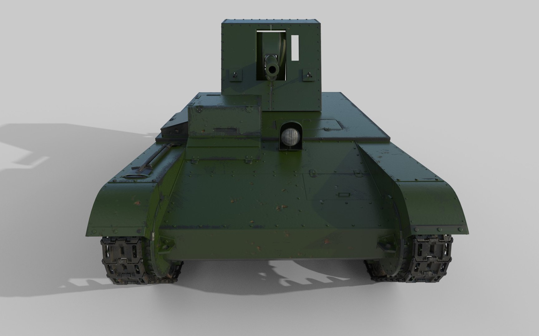 Soviet Tank Su-26 Model - TurboSquid 1378420