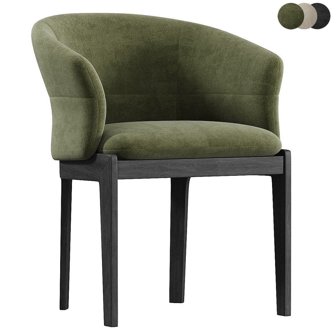 3D Model DEVON Easy Chair By Molteni - TurboSquid 2198662