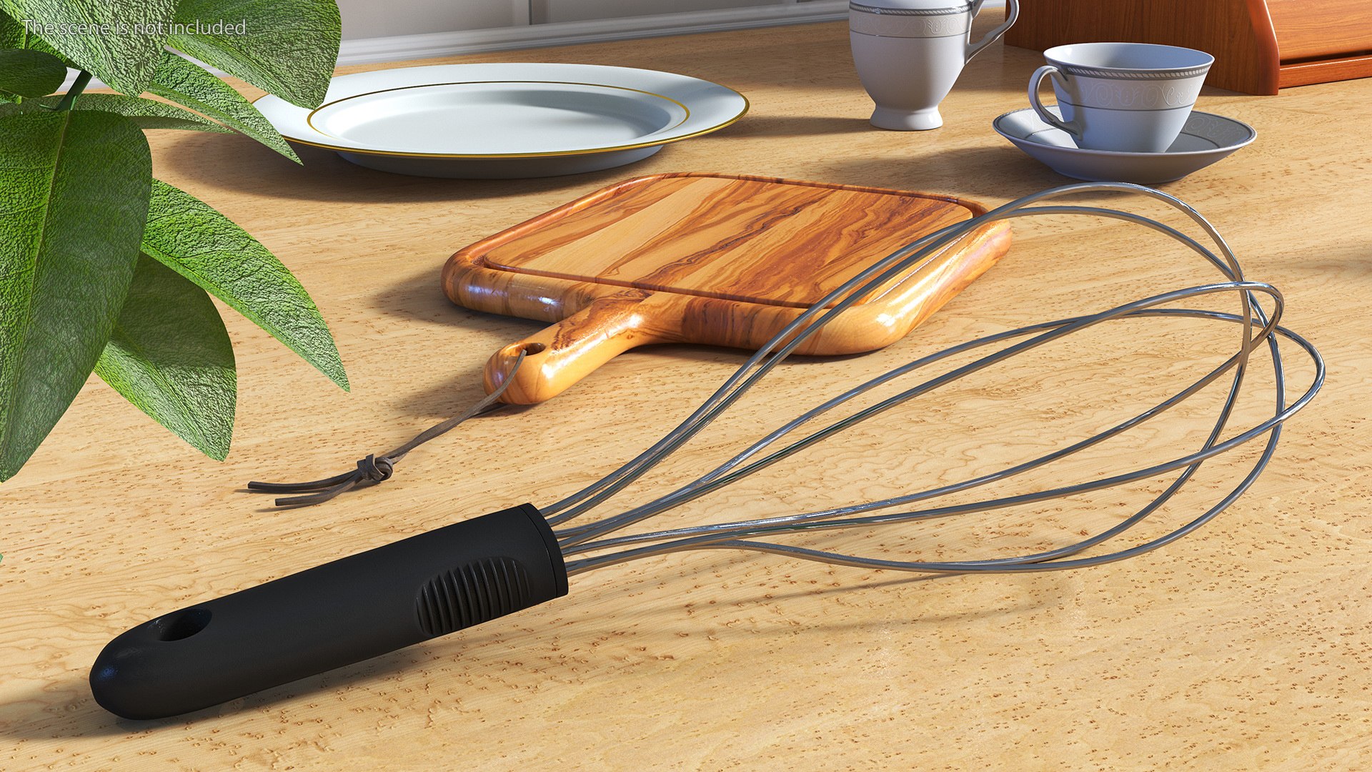 3D Balloon Whisk Black - TurboSquid 2146490
