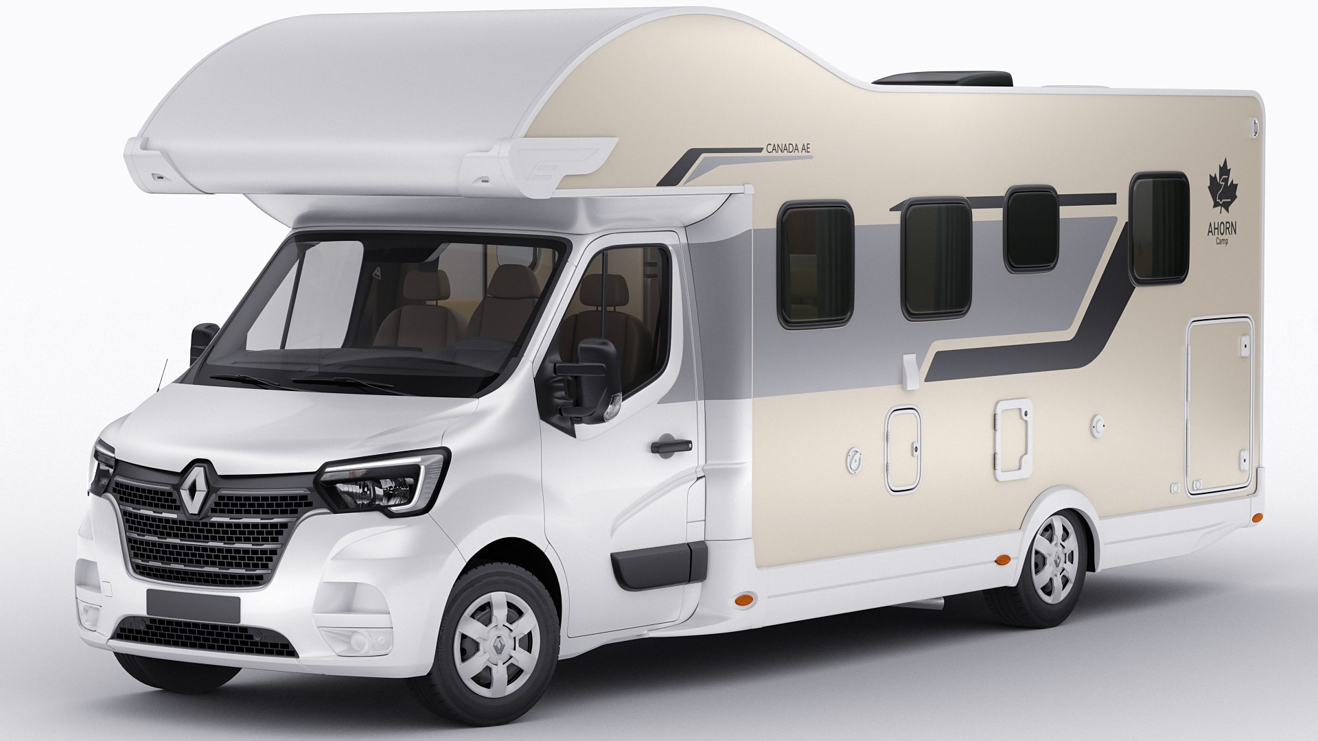 3D Renault Master Motorhome Ahorn Canada AE model - TurboSquid 1731177