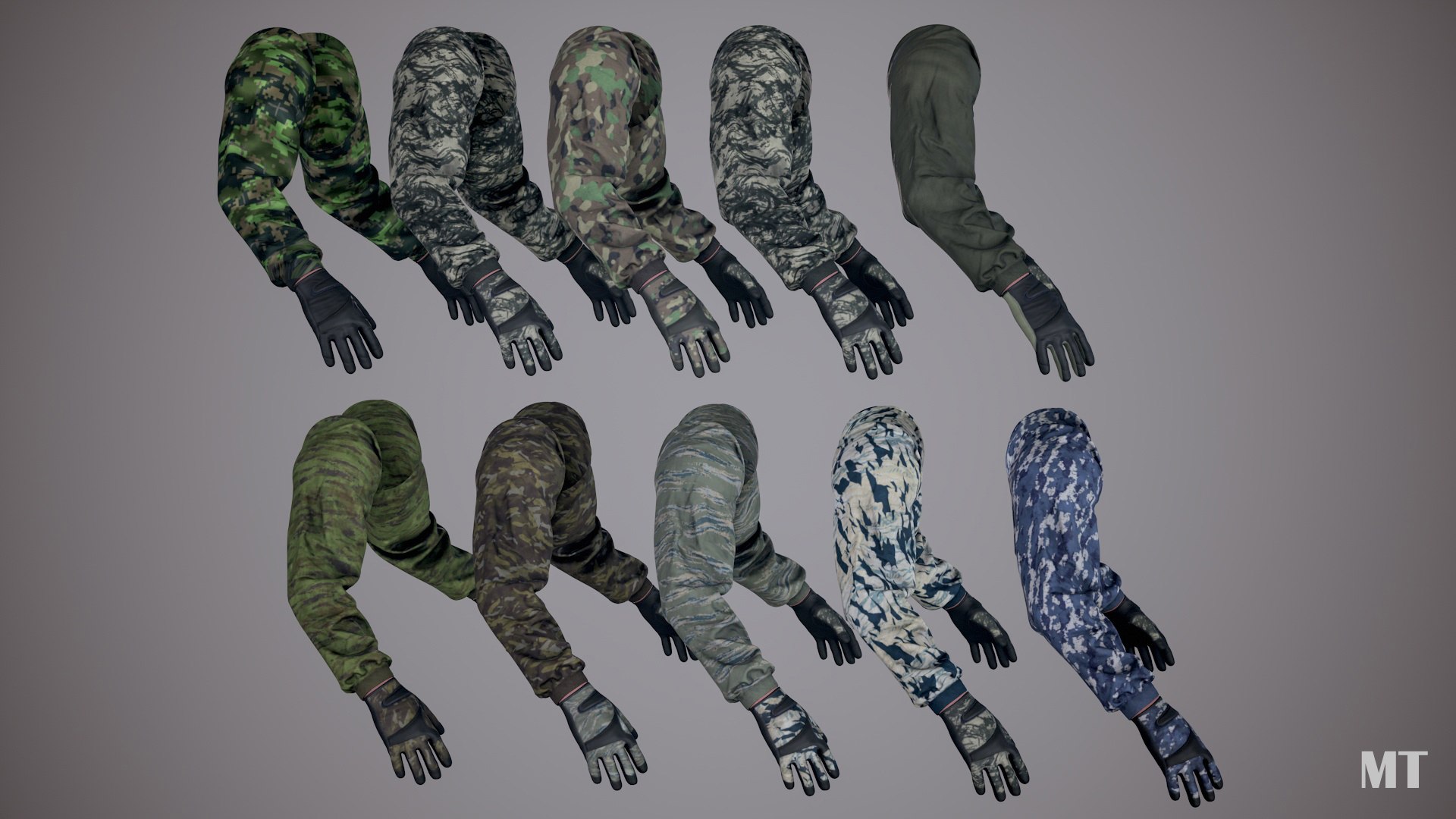 FPS Arms Pack 02 Model - TurboSquid 2254468