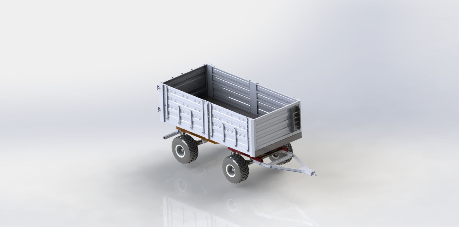 6 Tons Capacity Cargo Trailer 3D Model - TurboSquid 2228830