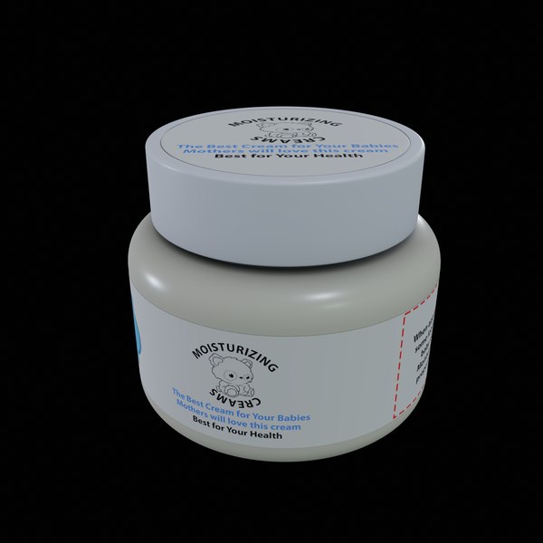 modelo 3d Cremas, lociones y aceites-Crema Hidratante para Bebés-GAME ...