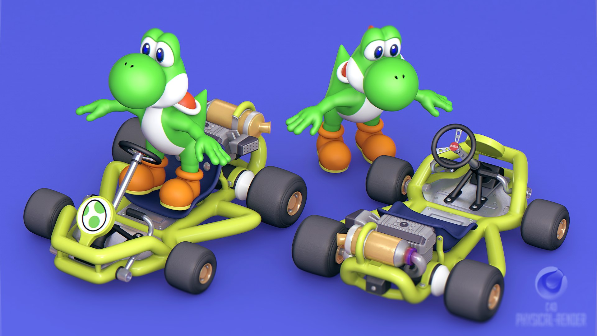 3D Mario Kart Tour - Model - TurboSquid 1453681
