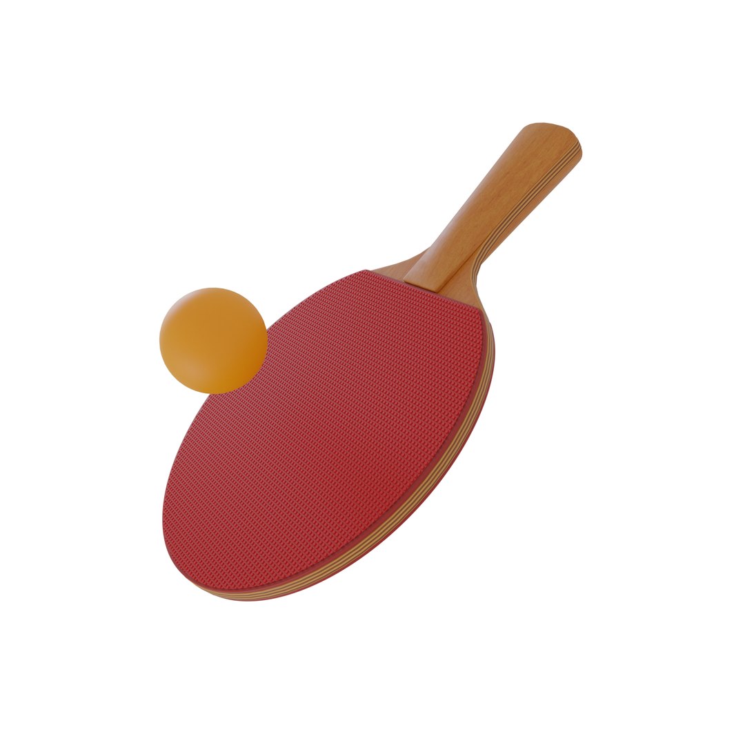 3D Ping Pong Paddle Model - TurboSquid 2180288