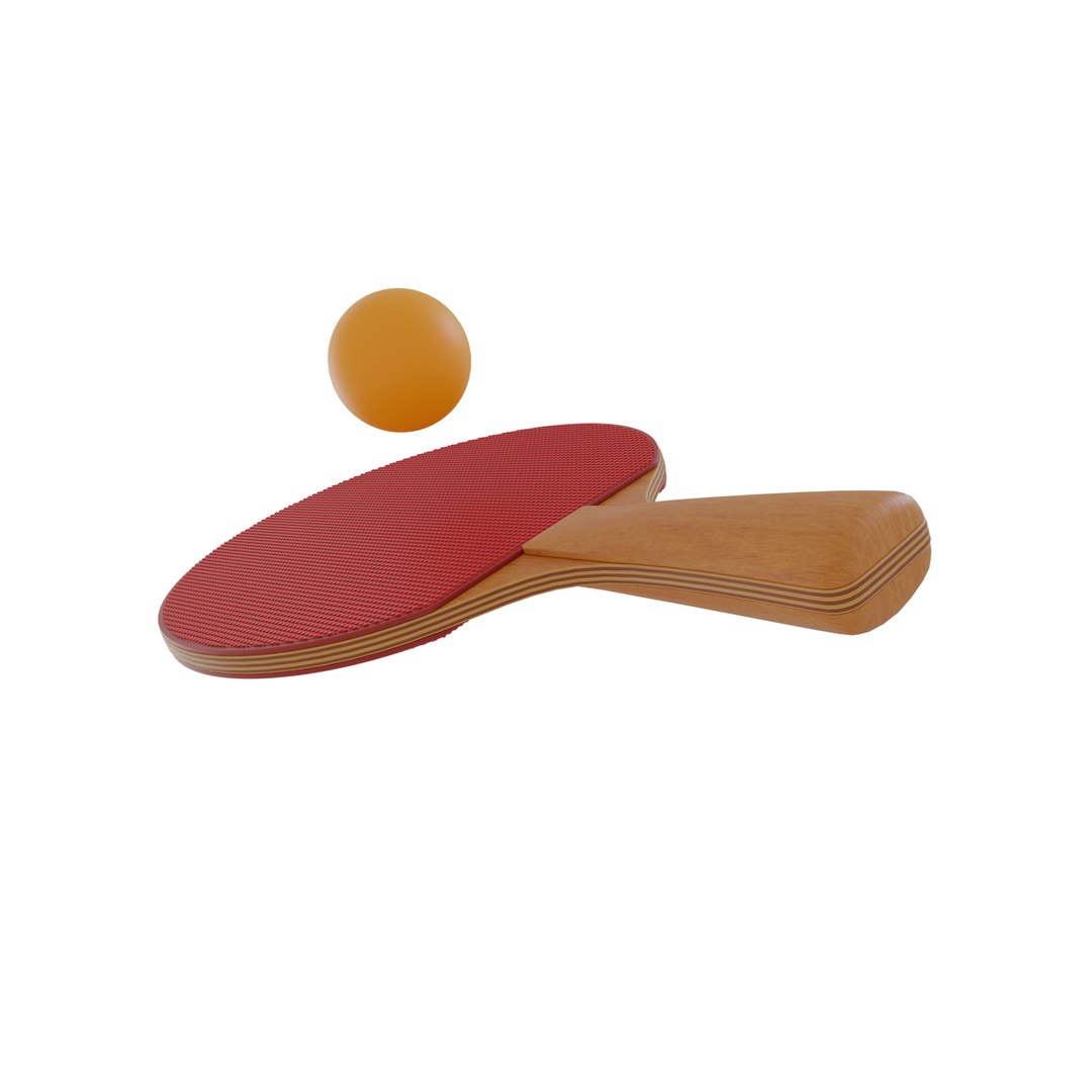 3D Ping Pong Paddle Model - TurboSquid 2180288