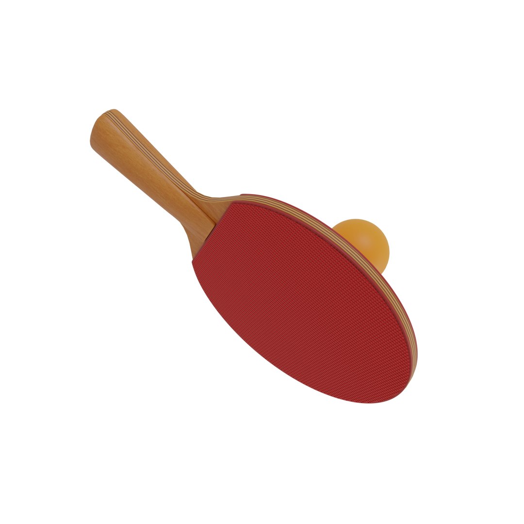 3D Ping Pong Paddle Model - TurboSquid 2180288