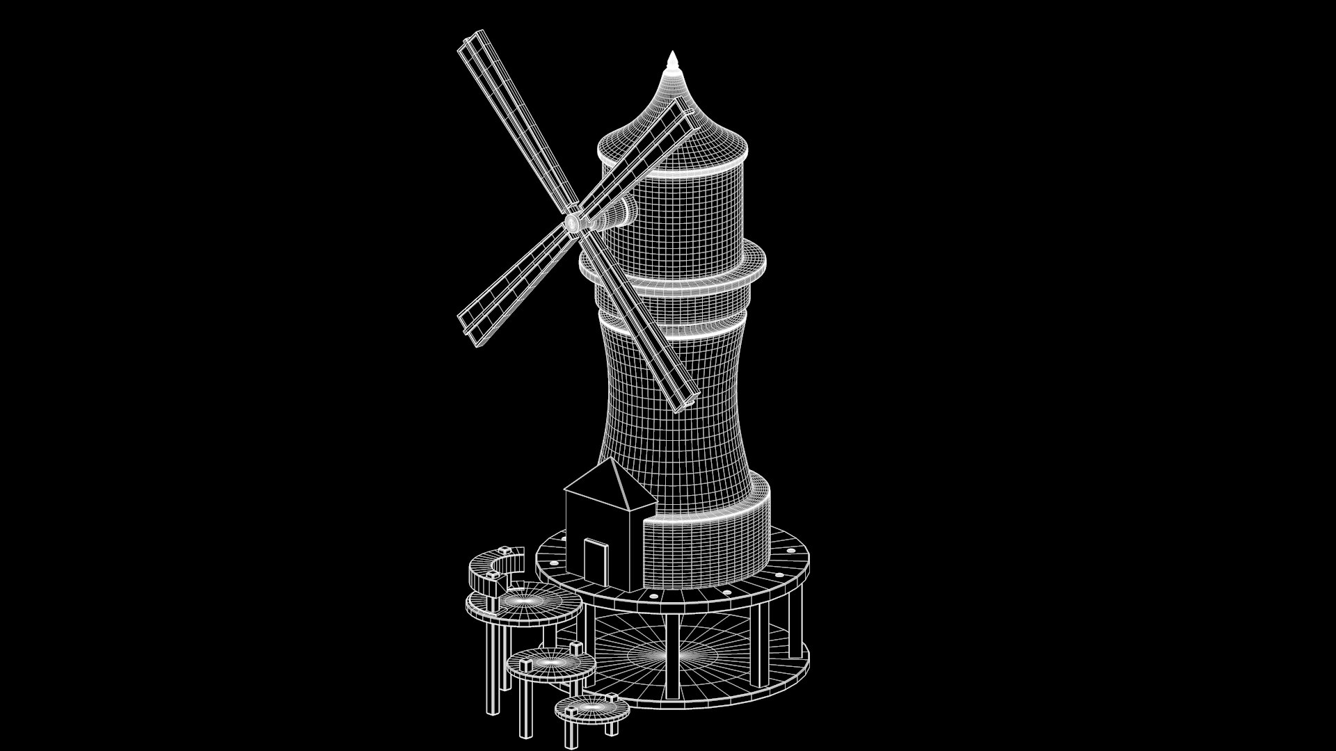 3D Model Windmill - TurboSquid 1747889