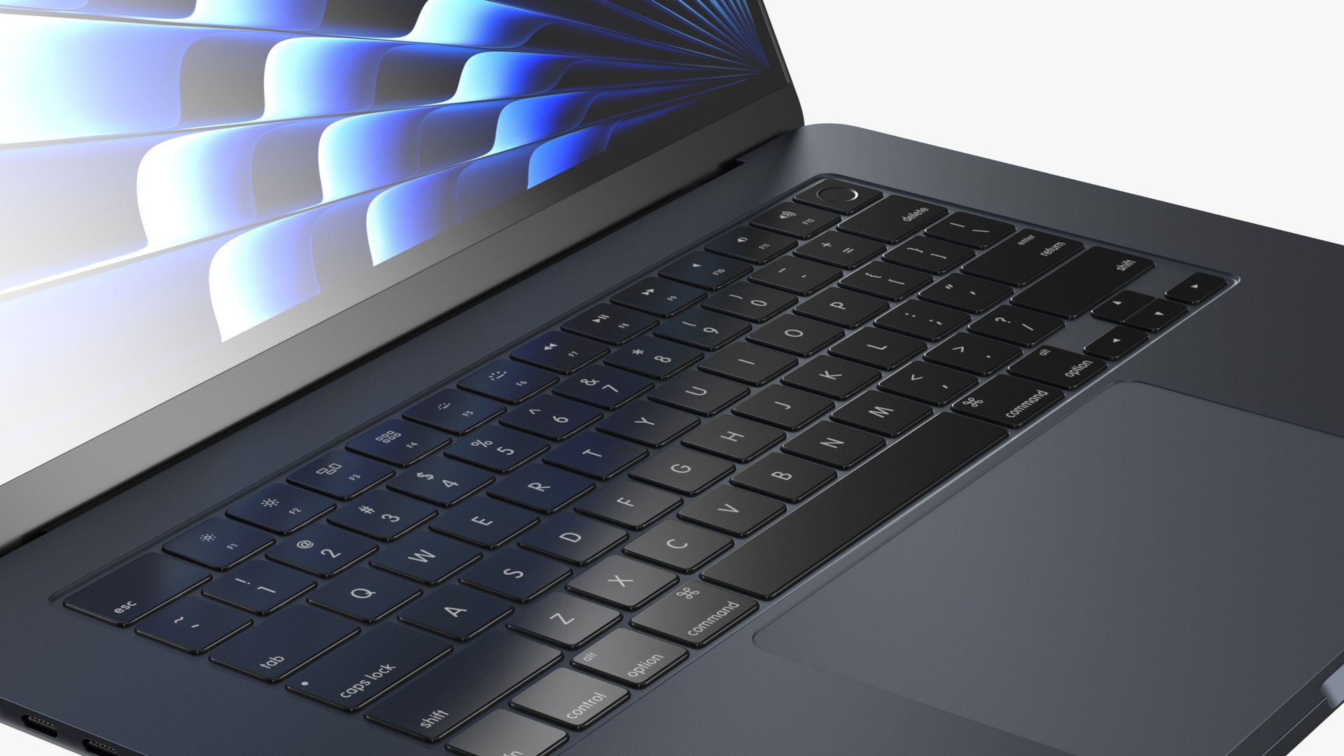 Apple MacBook Air 15 2023 Midnight 3D Model - TurboSquid 2084564