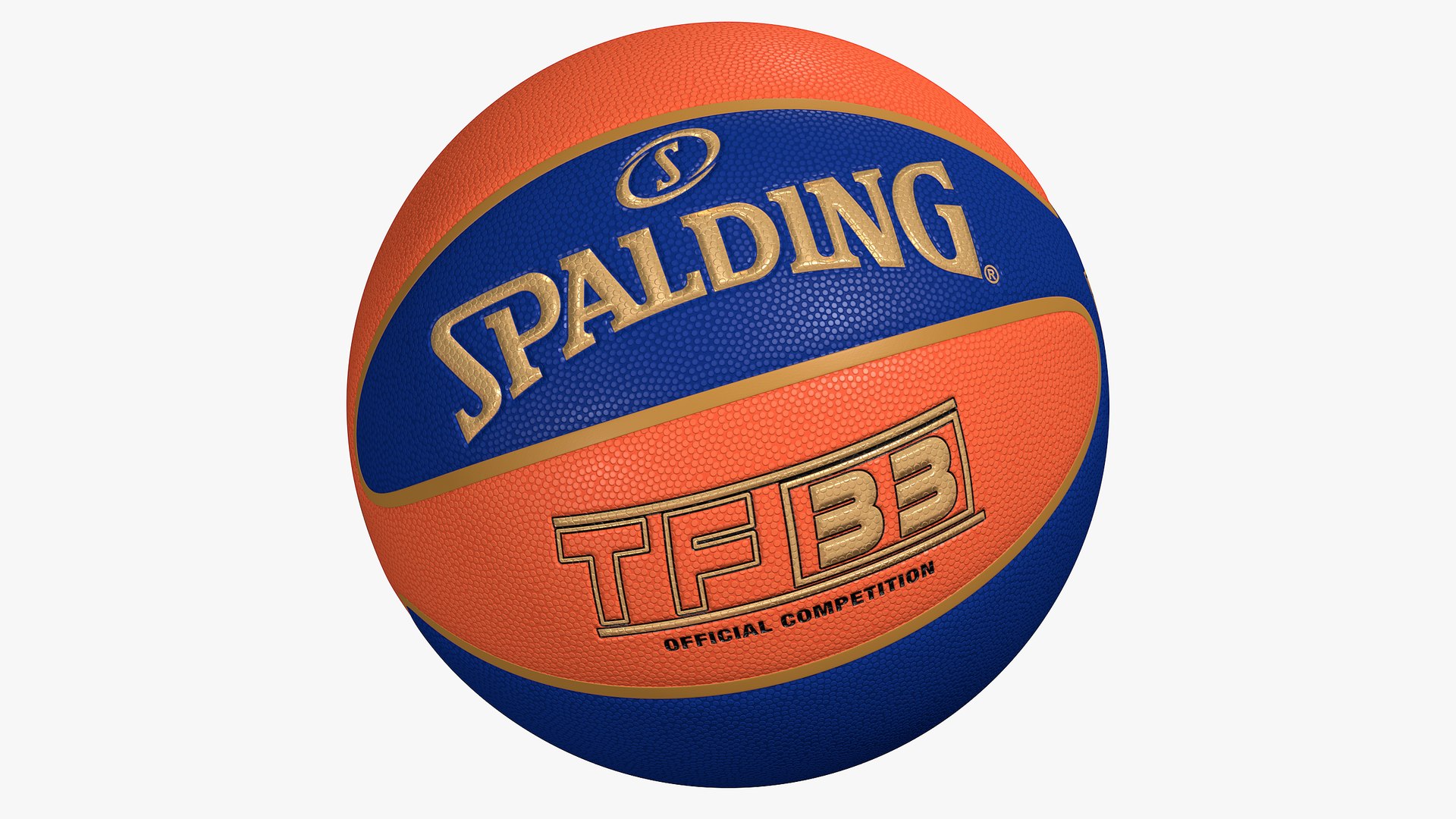 Basketball Spalding Ball TF-33 Gold Indoor OutDoor 3D - TurboSquid 2143773