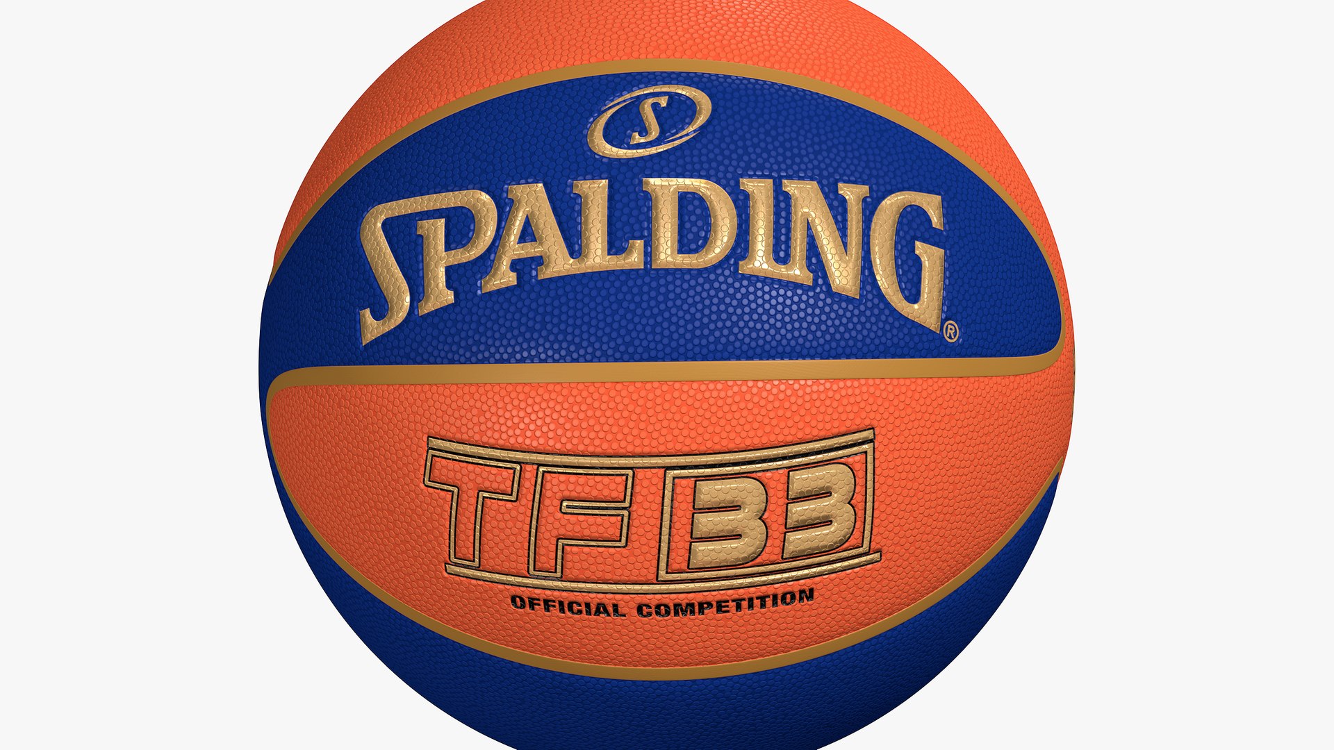 Basketball Spalding Ball TF-33 Gold Indoor OutDoor 3D - TurboSquid 2143773
