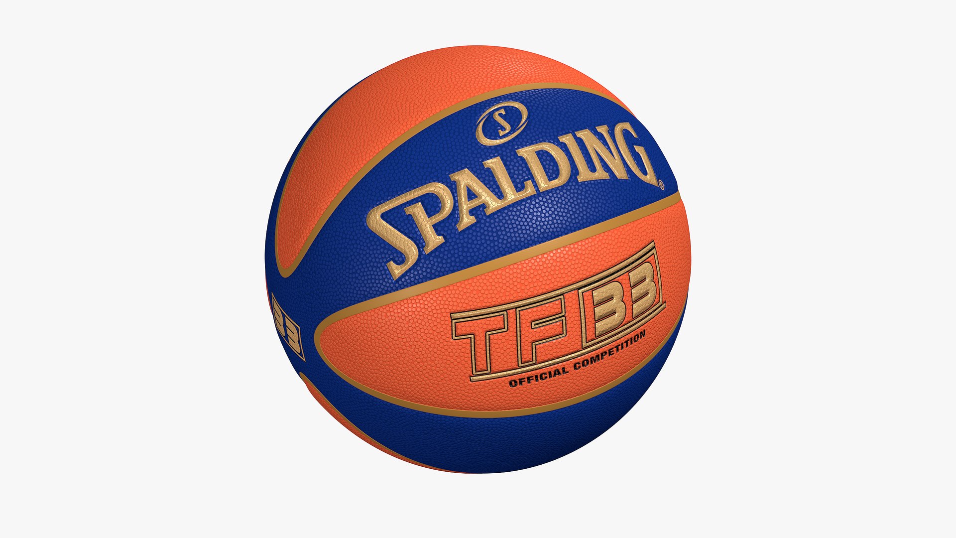 Basketball Spalding Ball TF-33 Gold Indoor OutDoor 3D - TurboSquid 2143773