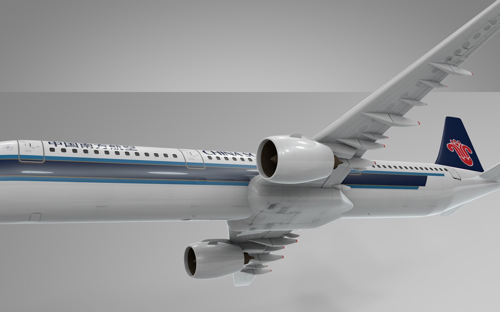 3D a321 neo china southern - TurboSquid 1637500