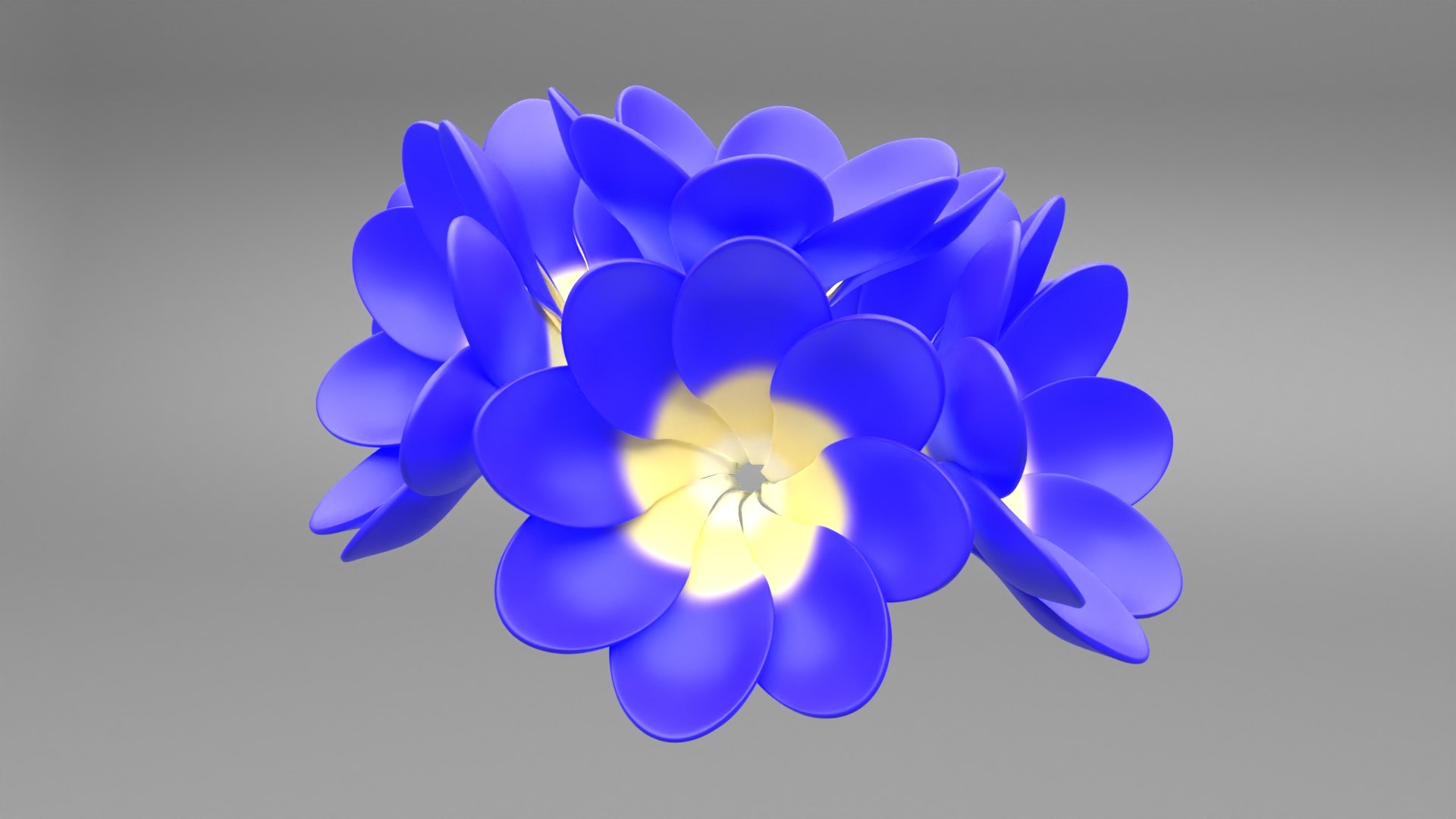 modelo 3d Flores azules - TurboSquid 2295075