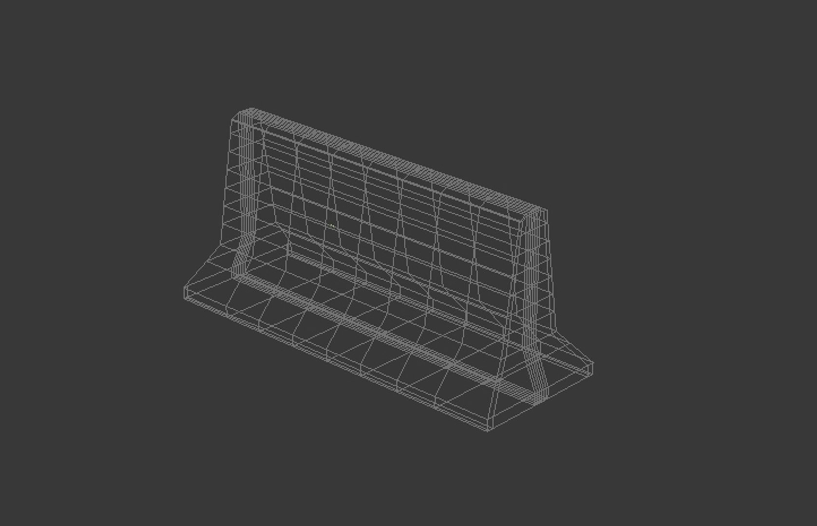 3d Roadblock Road Block Model