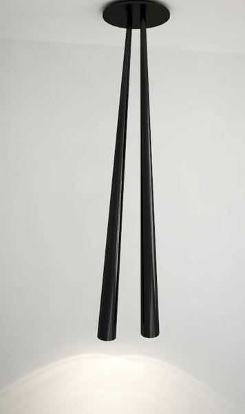 3d model of ies light realistic lamp