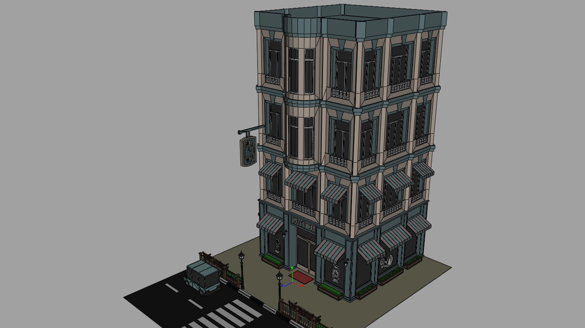 Watchshop 01 3D Model - TurboSquid 1487825